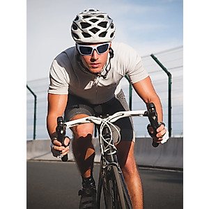 9 Pairs Polarized Sports Sunglasses Driving Shades Running Sunglasses for Men Polarized Tactical Sunglasses(Classic Colors)