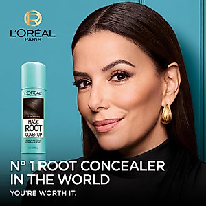 L’Oréal Paris Hair Color Root Cover Up Temporary Gray Concealer Spray Light Golden Brown (Pack of 2) (Packaging May Vary)