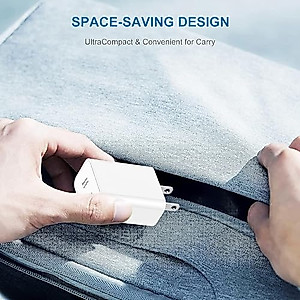 USB C Fast Charger Block,USB C Charging Block 2-Pack USB C 2in1 Dual Ports Plug Wall Charger, Fast Type C Charger for iPhone 15/15 Pro/15 Pro Max/15 Plus/14/13/12/11/Xs Max/XR/X,iPad