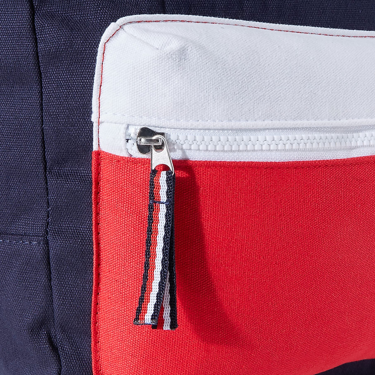 Tommy Hilfiger Women's Backpack Patriot Colorblock Canvas, Core Navy