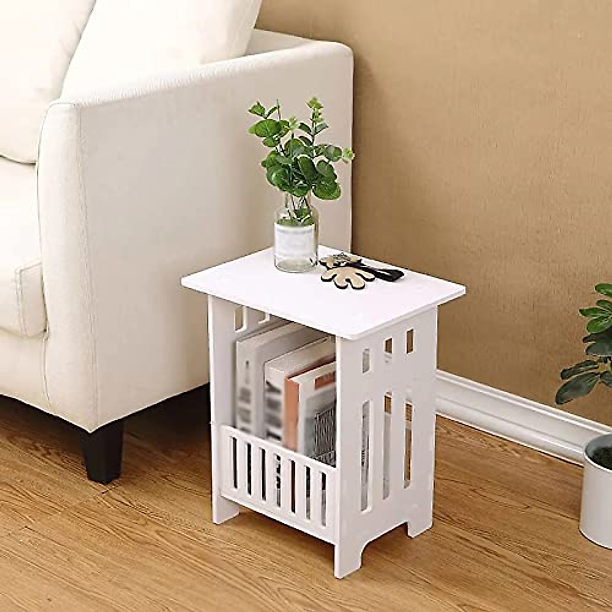 COTCLO Locker Bedside Table Table Home Furniture Storage Night Table Chest Drawers Modern Coffee Book Table for Living Room Bedroom