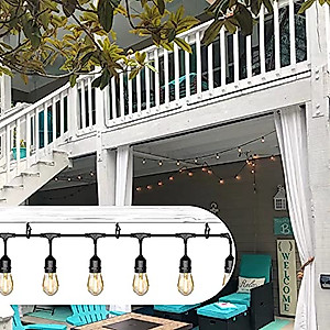 Zzbety 20 PCS Q-Hanger Screw Hooks with Safety Buckle Design Christmas Lights Hanger Hooks Outdoor Wire Fairy Lights and String Lights, Easy to Release, Include 1 Wing Nut Driver