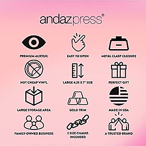 Andaz Press Personalized Acrylic Clutch Purse for Bride Custom Mrs. White Clutch Box Shoulder Handbag with Gold Removable Metal Chain for Wedding Day Bachelorette Bridal Shower Engagement Gift, 1-Pack