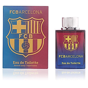 Air-Val International Eau de Toilette Spray for Men, FC Barcelona, 3.4 Ounce