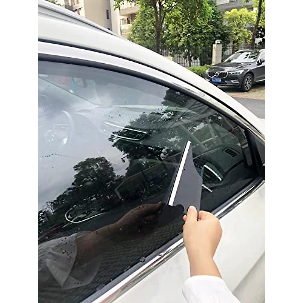 EHDIS Pro Auto Application Tool Conqueror Squeegee Original Corner Reach Tool Window Tint Conqueror Tool Soft Squeegee Blade with White Blade for Versatile Use-Pack of 5