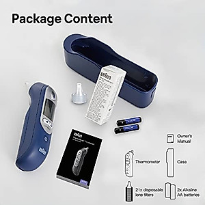 Braun ThermoScan 7 Digital Ear Thermometer, Family Care App Compatible, Age Precision Technology, Color-Coded Digital Display, Baby and Infant Friendly, No. 1 Brand Recommended by Pediatricians