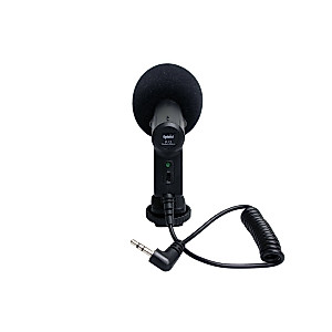 Opteka VM-8 Mini-Shotgun Microphone X-Grip Professional Camera/Camcorder Action Stabilizing Handle with Accessory Shoe for Flash, Mic, or Video Light
