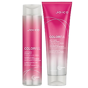 Joico Colorful Anti-Fade Shampoo and Conditioner Set Preserve Hair Color Long-Term Vibrancy For Color-Treated Hair