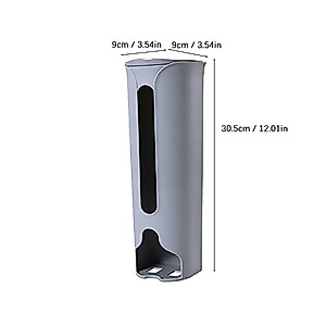 Plastic Bag Holder Trash Bags Storage Dispenser Organizer for Home Kitchen Hanging Storage Dispensers Recycling Garbage Folding Hanging Storage Bag Grocery Bags Holder