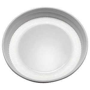 Sunshine Mason Co. One Piece Mason Jar Lids 6 Pieces, Silver