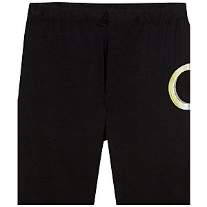 Calvin Klein Girls' Performance Stretch Legacy Legging, Black Solar, 8-10