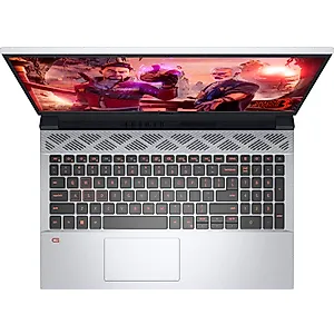 Dell 2023 G15 15.6" 120Hz FHD Gaming Laptop 8-Core AMD Ryzen 7 6800H 64GB DDR5 4TB NVMe SSD NVIDIA GeForce RTX 3050TI 4GB GDDR6 Webcam HDMI2.1 WiFi AX BT RJ-45 USB-C Backlit Keyboard Windows 11 Pro