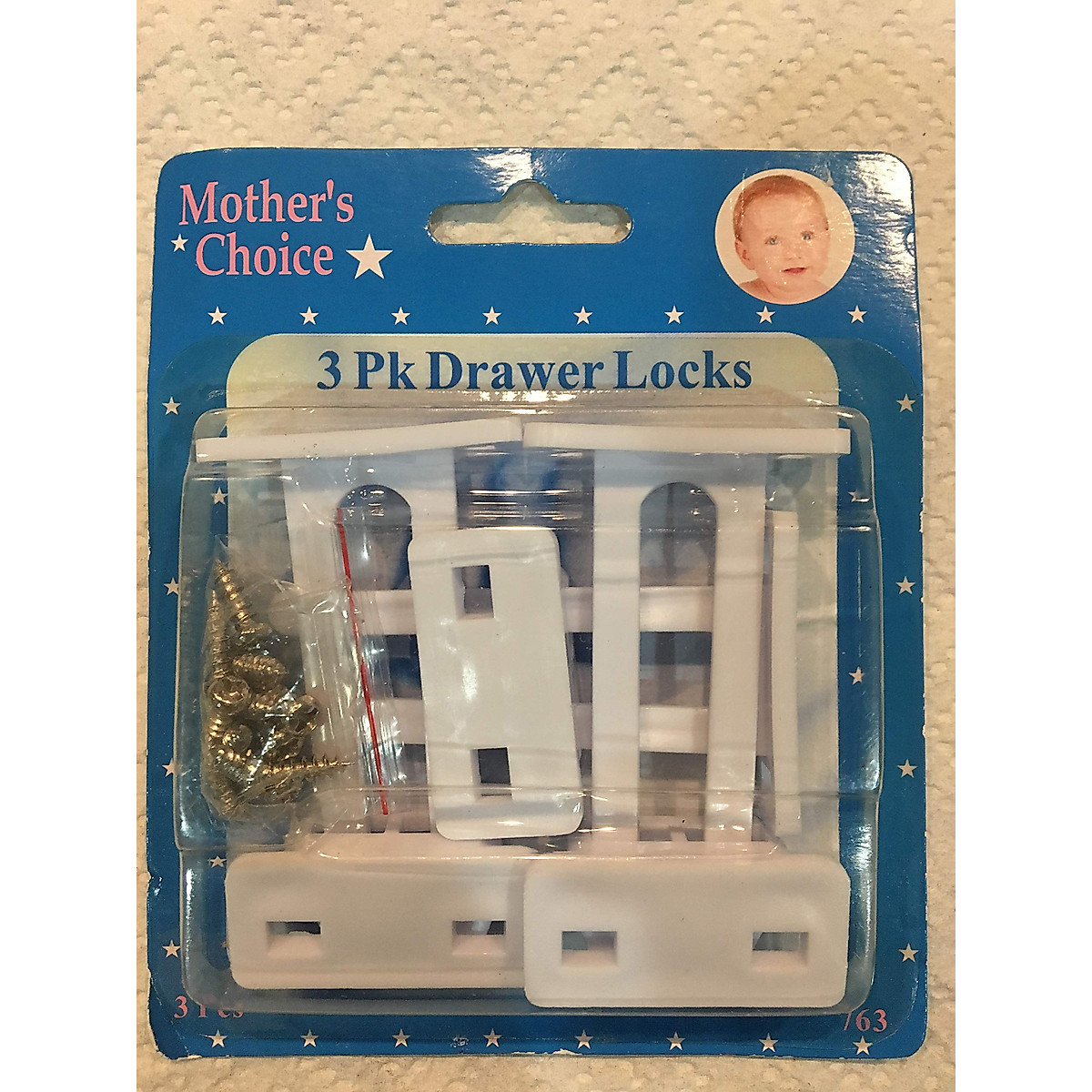 Mother's Choice 3 Pk Drawer Locks