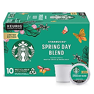 Starbucks K-Cup Coffee Pods Spring Day Blend, 10 CT (Pack of 2)