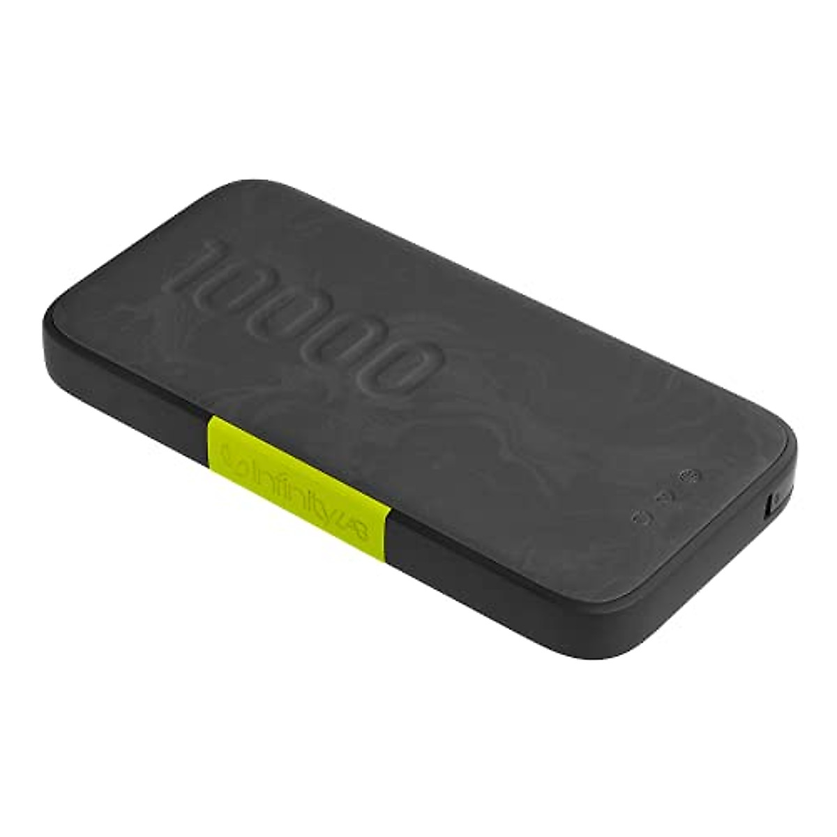 InfinityLab InstantGo 10000 - 10000mAh Power Bank with Integrated Lightning Connector - Black