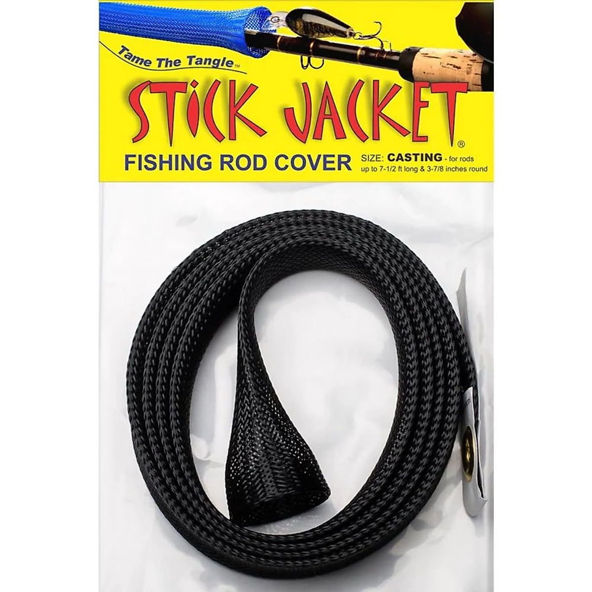 Stick Jacket Casting Fishing Rod Cover Red Shad