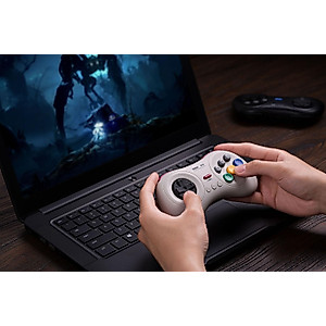 Nargos 8Bitdo M30 Bluetooth Gamepad Controller for The Original Sega Genesis and Sega Mega Drive-(Bluetooth Version)