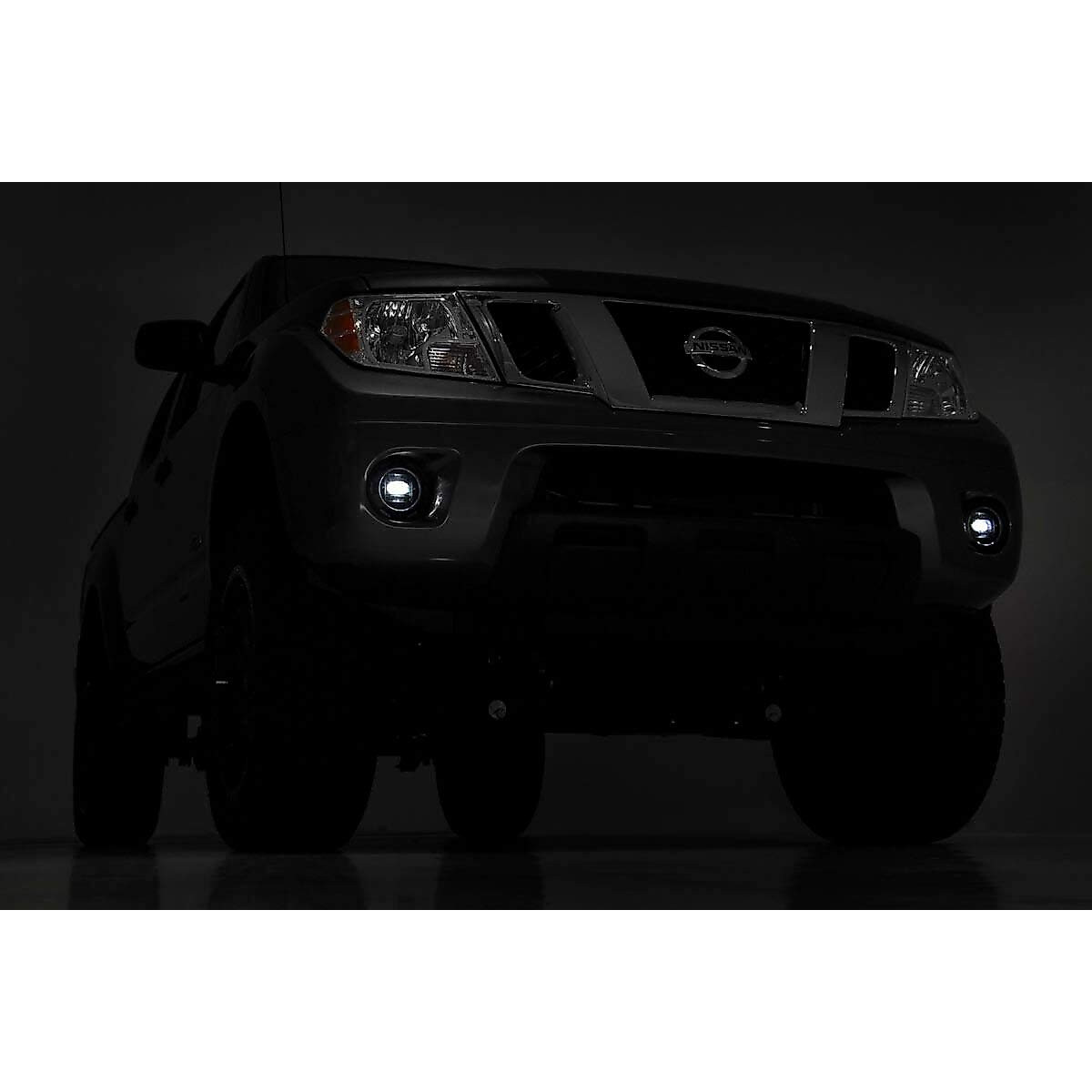 Rough Country 2" Square SAE LED Fog Lights | 2400 Lumens | Pair - 70907