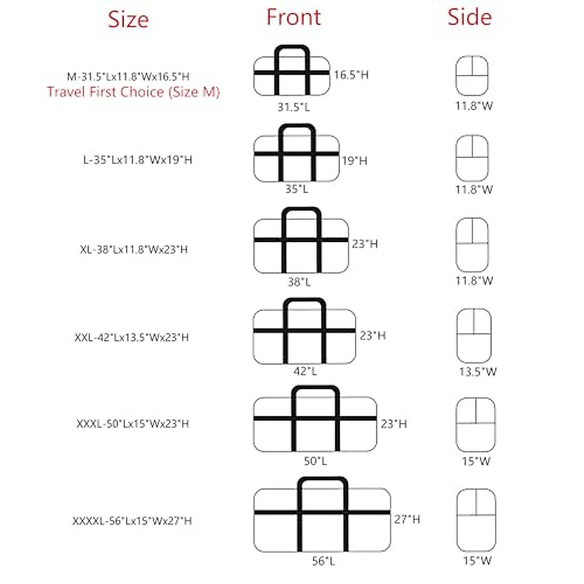 DoYiKe Extra Large Storage Duffle Bag with Zippers and Handles, Heavy Duty Big Foldable Duffle Bag for Travel-42x23x13.5Inch