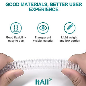 2PCS ItAll Hose Supplies Compatible with N20, Replacement Short Tube Assembly Compatible with N20, Package Included 2PCS Short Tube,2PCS Elbow & 2PCS Swivel