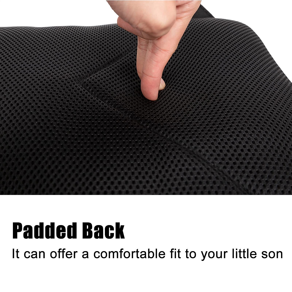 HawLander Preschool Kids Backpack 12 Inch, Toddler Backpacks for Boys with Chest Strap, Navy Orange