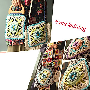 golo Crochet Yarn Cotton 6/4 Cotton Cone Yarn (Denim Blue-Yellow)