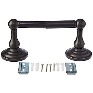 Amazon Basics AB-BR805-OR Traditional Spring Toilet Paper Holder, Oil Rubbed Bronze