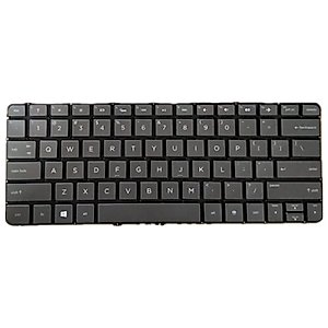 Replacement Laptop Keyboard for HP Spectre 13-4000 x360 13-4100 x360 13-4200 x360 Black US English Layout