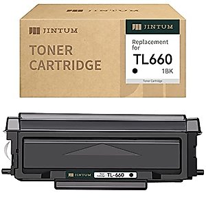 JINTUM Compatible TL-660 Toner Cartridge Replacement for Pantum TL-660 TL-630 Work with DL730 for Pantum L2300DW L2350DW L2710FDW M15DW M29DW M118DW Series Printer (1 Black)