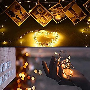 Bconeck Upgraded Solar Fairy String Lights Outdoor, 2-Pack Each 39FT 100 LED Solar Powered Fairy Lights, Waterproof Copper Wire 8 Modes Starbright Lights for Garden Christmas Yard Trees (Warm White)