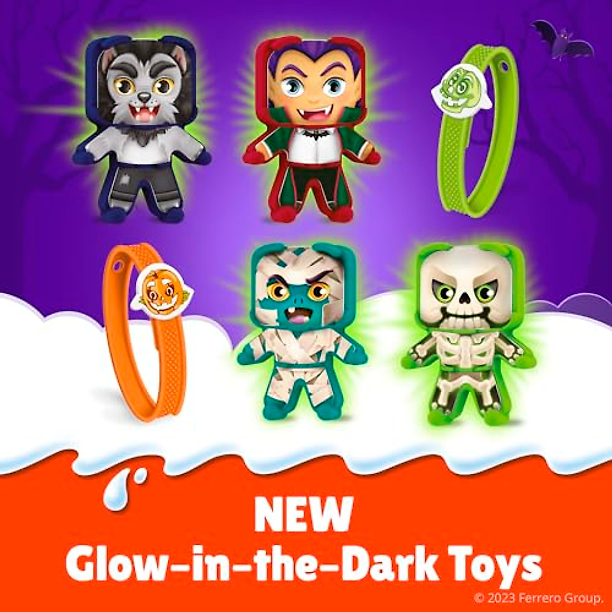 Kinder Joy Eggs, 15 Count, Treat Plus Toy, Halloween Party Fun, Kids Party Favors, Sweet Cream And Chocolatey Wafers, Individually Wrapped, 10.5 Oz