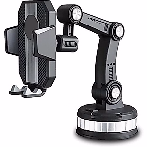 2023 New Sucker Car Phone Holder Long Arm Suction Cup Car Phone Mount Stand Mobile Cell Support For Car Center Console Phone Holder (A)