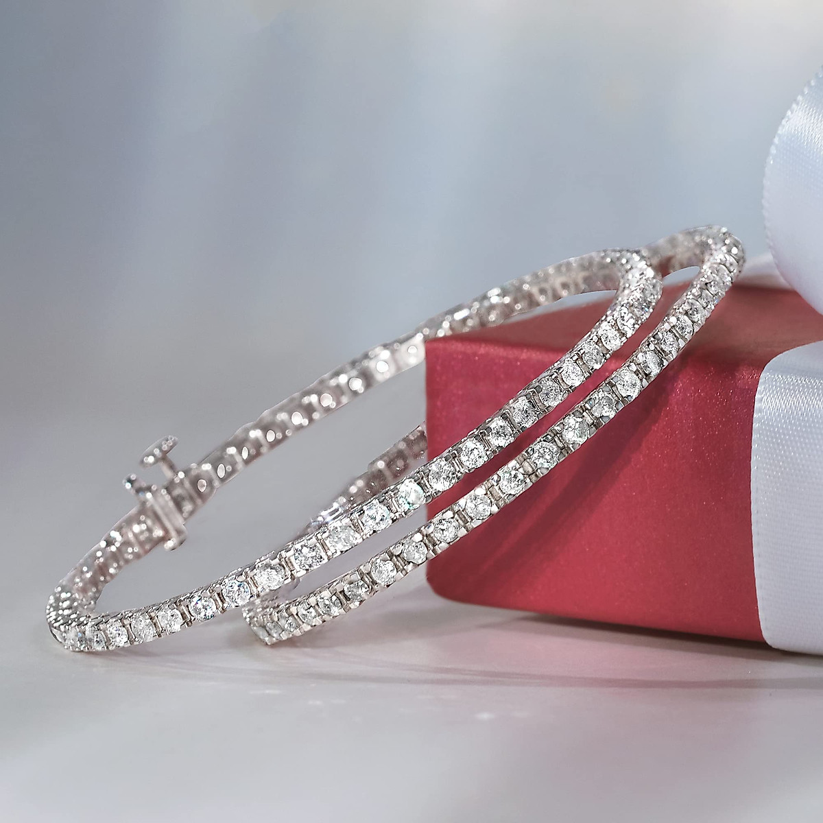 Ross-Simons 3.00 ct. t.w. Diamond Tennis Bracelet in Sterling Silver. 7 inches