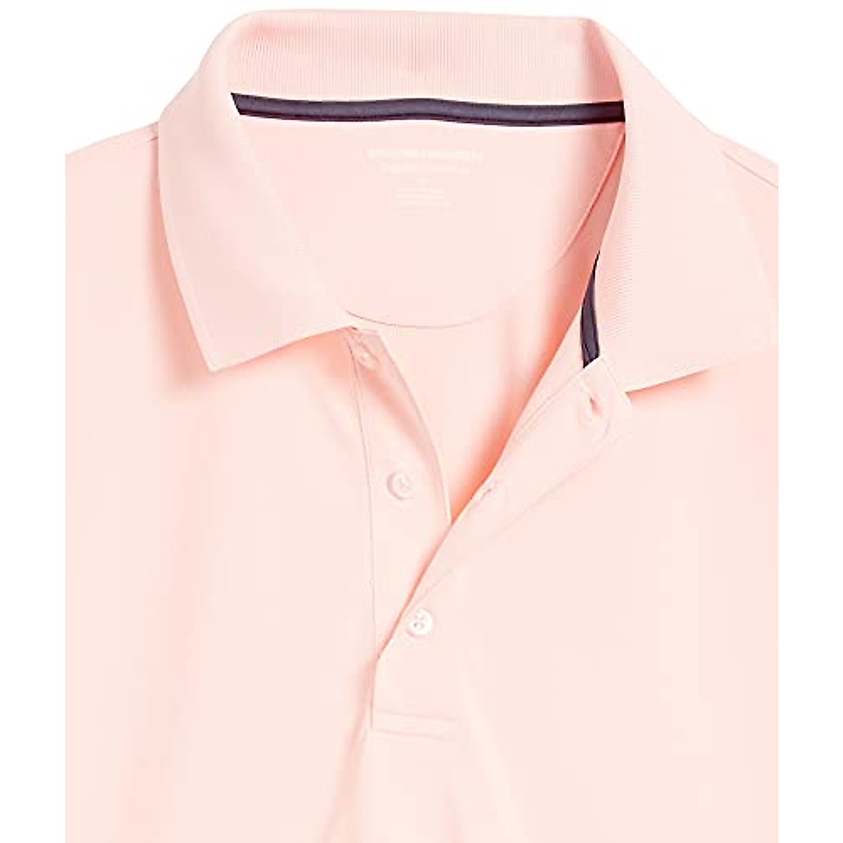 Amazon Essentials Men's Regular-Fit Quick-Dry Golf Polo Shirt - Discontinued Colors, Pink, Large