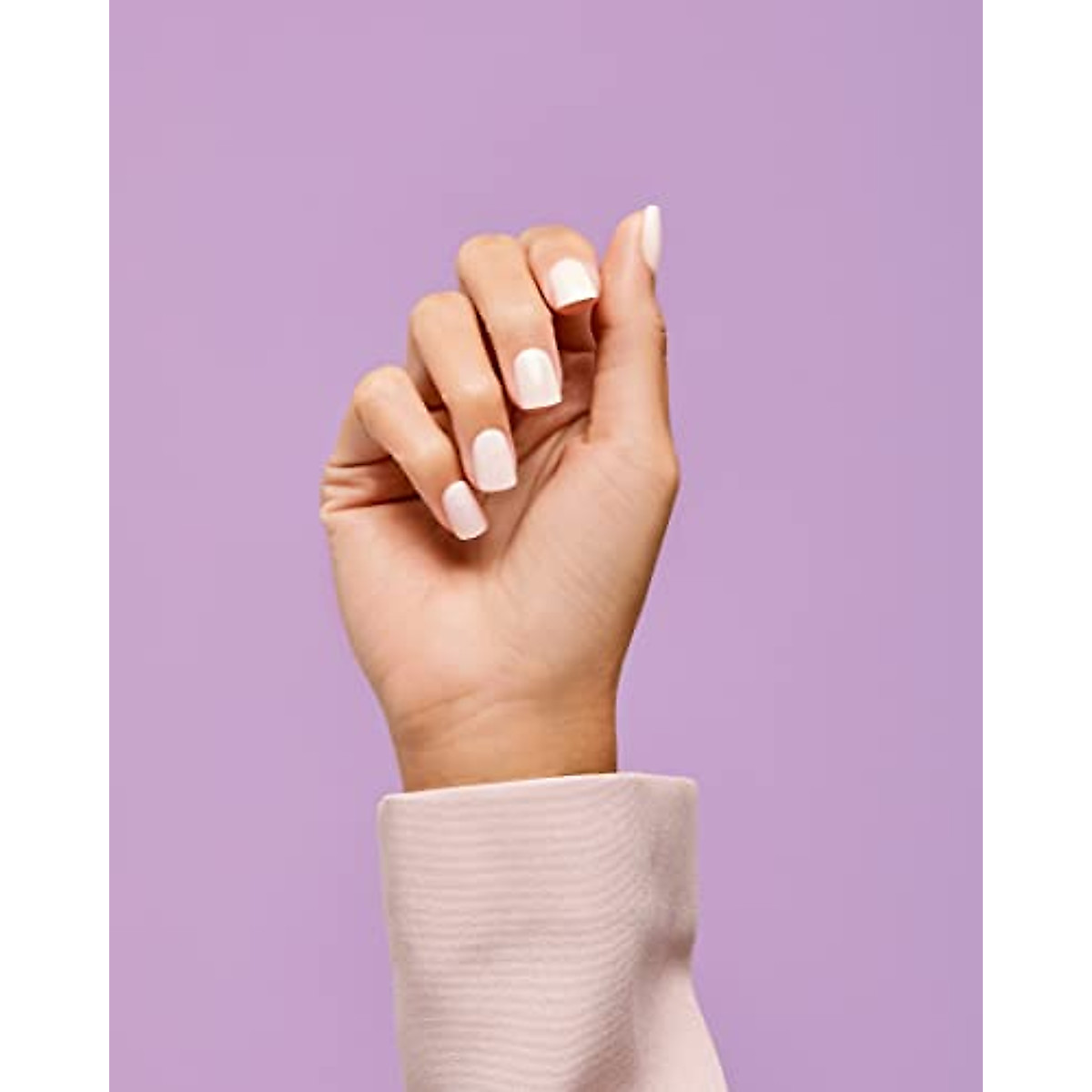 KISS imPRESS Color Press-On Manicure, Gel Nail Kit, PureFit Technology, Short Length, “Point Pink”, Polish-Free Solid Color Mani, Includes Prep Pad, Mini File, Cuticle Stick, and 30 Fake Nails