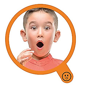 hand2mind See My Feelings Mirror, Social Emotional Learning Activities, Play Therapy Toys, Autism Learning Materials, Kids Anxiety Relief, Anger Management Toys, Calm Down Corner Supplies (Set of 1)