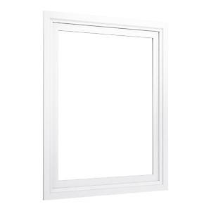 KOHLER K-99662-24-1WA Damask Medicine Cabinet Surround, 24-Inch, Linen White