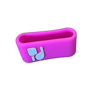 iPdlz Customized Silicone Grip Bands- Pickleball, Tennis, Padel, Beach Tennis, Paddles, Rackets, Baseball Bats, Hockey Sticks (Hot Pink)