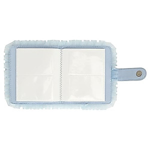 Camera Picture Album, High Transparency 64 Pockets Light Buckle Design Mini Film Photo Album for Display (Blue)