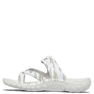 Skechers Women's Foamies Reggae-Retreat Water Shoe, Taupe, 5