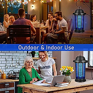 Horyii Bug Zapper Outdoor, Mosquito Zapper Fly Zapper for Outdoor Indoor, Mosquito Killer for Backyard, Patio