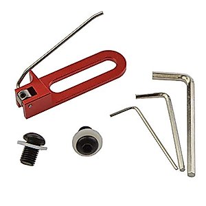 ZSHJGJR Archery Magnetic Arrow Rest Recurve Bow Aluminum Arrow Rest Professional Archery Rest Arrow Equipment for Left Hand Right Hand Recurve Bow Accessory (Left Hand, Red)