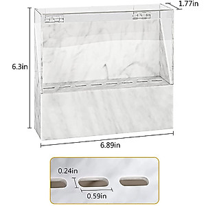 BUCICE Tweezer Holder Stand for Eyelash Extension Dust-proof Eyelash Curler Storage Rack 8 Hole Acrylic Display Stand Eyelash Extensions Supplies Rack for Salon and Home Use