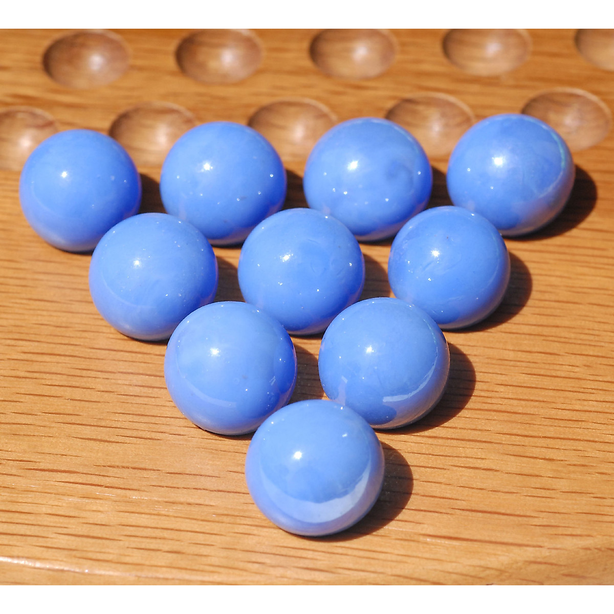 WE Games Replacement Glass Marbles for Chinese Checkers (60 Count) - Colored Marbles for Board Games, Chinese Checkers Marbles Only, Game Pieces