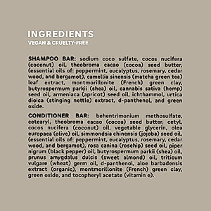 NOT!CE Hair Co. The Stimulator Shampoo & Conditioner Bars - Travel Set - thickening | oily & fine hair