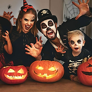 Halloween Pumpkin Carving Kit with 10 Stencils, ENVEL 11 Pcs Professional Stainless-Steel Pumpkin Pottery Sculpture Modeling Tools Set Heavy-Duty Steel Cutting Easily for Art Crafts, Adults