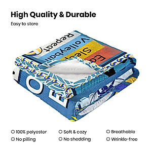 Volleyball Gifts For Teen Girls, Volleyball Gifts, Volleyball Stuff, Volleyball Blanket, Volleyball Gifts Things For Teen Girls Team Coach, Gifts For Volleyball Lovers 60" x 50", Volleyball Gifts