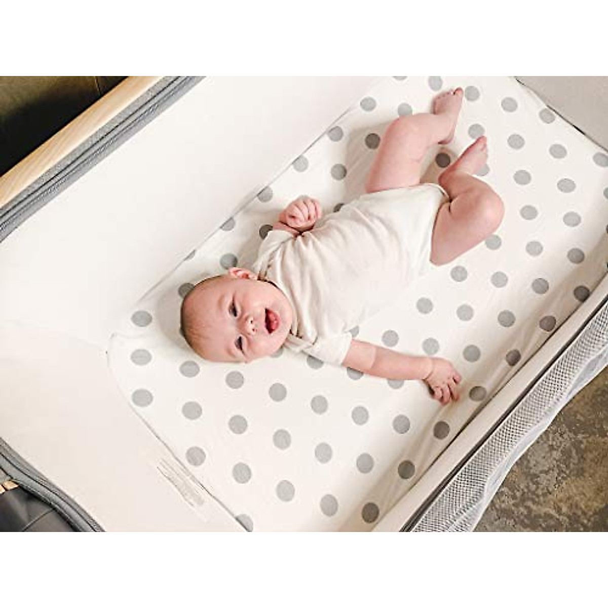 Bassinet Bed Sheets – Premium Bassinet Fitted Sheets 4 Pack – 100% Jersey Knit Cotton Cradle Sheets – Bassinet Bedding for Standard Size Oval or Halo Bassinet Pads – Bassinet Sheet for Boy & Girl