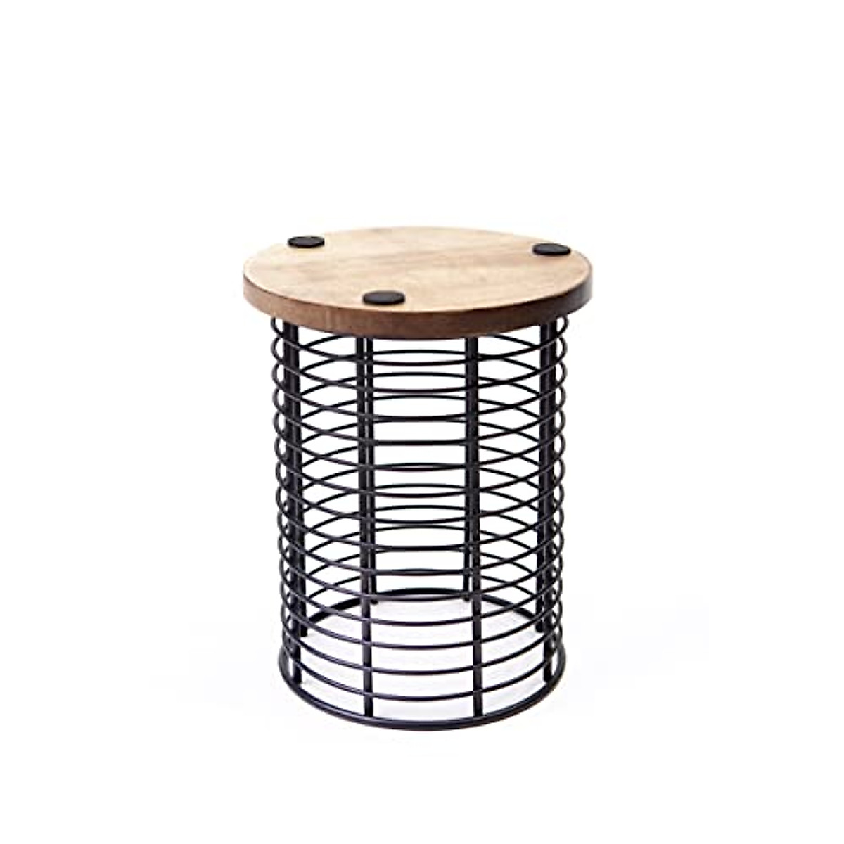 Emerson Ergonomics Wood and Metal Kitchen Utensil Holder Desk Organizer Multi-Purpose Counter Organizer