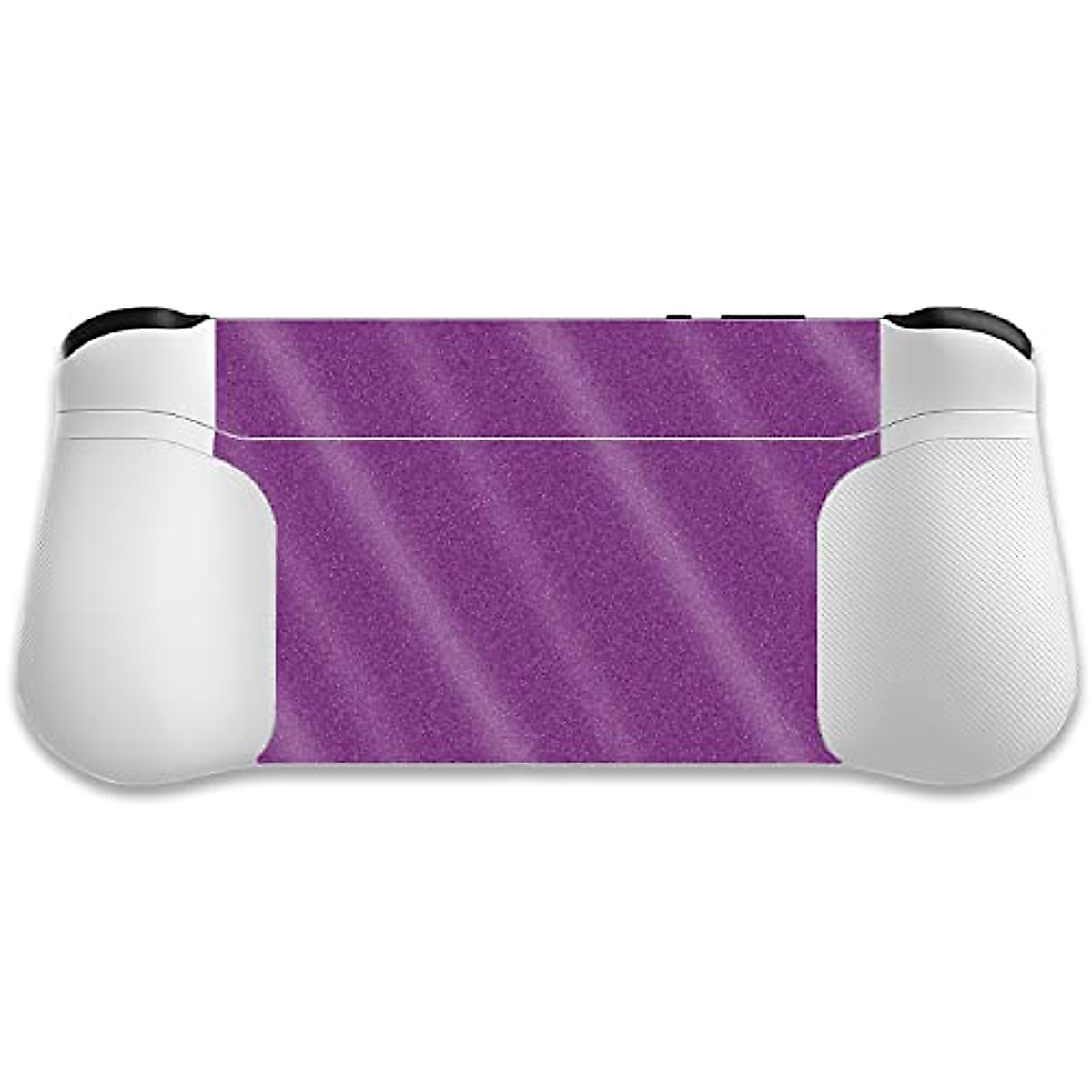 MightySkins Glossy Glitter Skin Compatible with Logitech G Cloud Gaming Handheld - Solid Purple | Protective, Durable High-Gloss Glitter Finish | Easy to Apply | Made in The USA